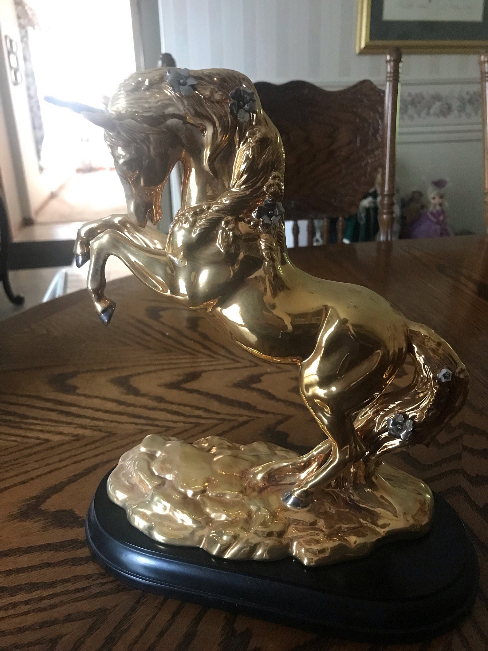 Golden Grace Fine Porcelain Princeton Gallery Unicorn | Etsy