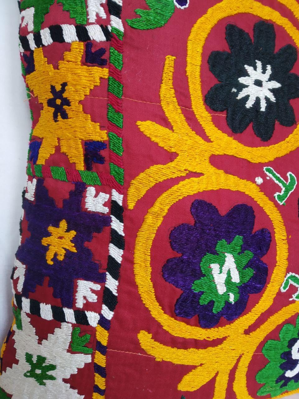 55x55cm Uzbek Traditional Vintage Hand Embroidery | Etsy