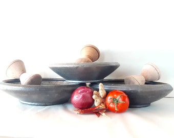 Asanka Bowl(large) With a Wooden Grinder - Etsy