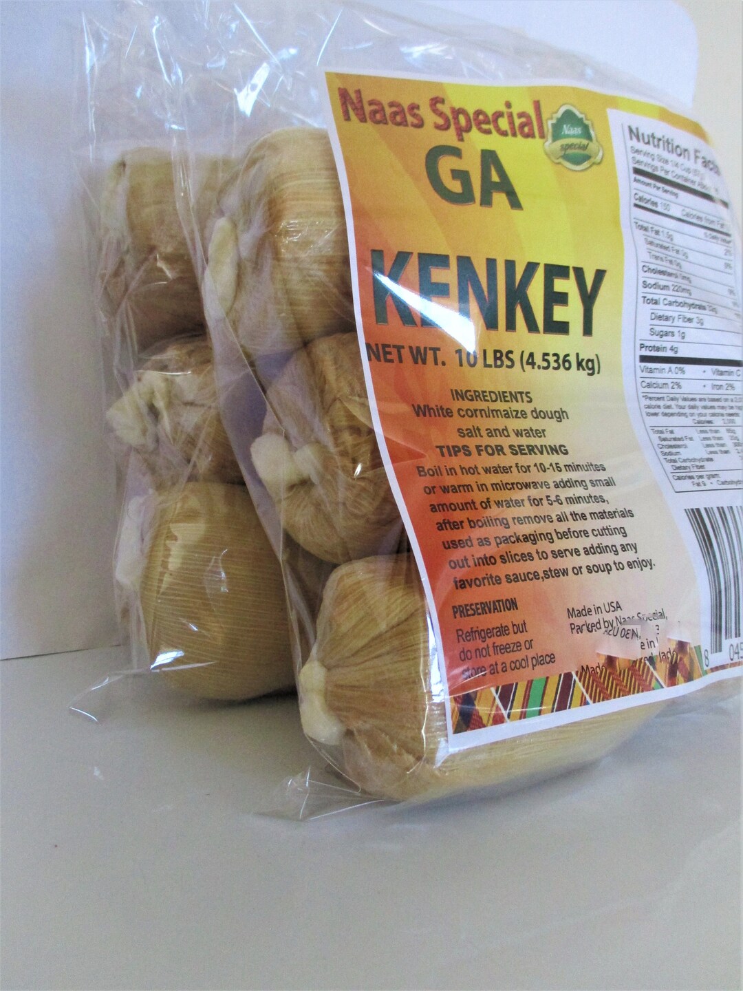 Packs of Fanti Kenkey / Ga Kenkey / Banku (12 Balls per Pack) - Etsy