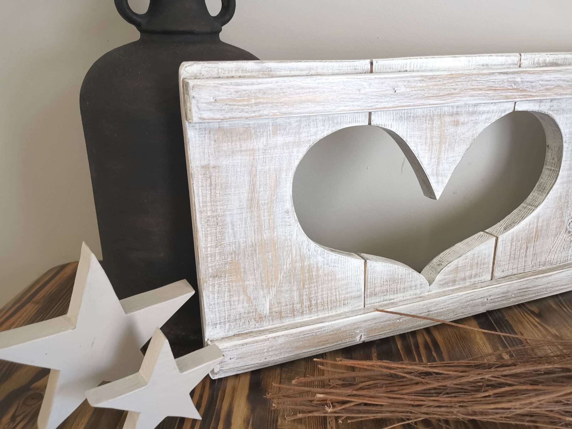 Wall Art Heart Decorative wall panel heart wall hanging | Etsy