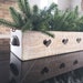 Wooden Table Centrepiece, Heart Crate, Home Accessories, Table Display ...