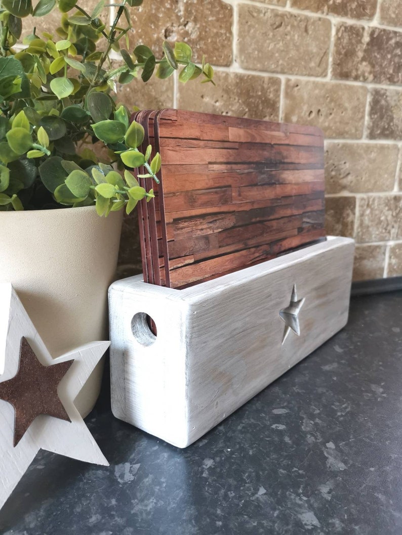Placemat Holder, Storage Crate, Kitchen Storage, Star Decor, Wooden Box ...