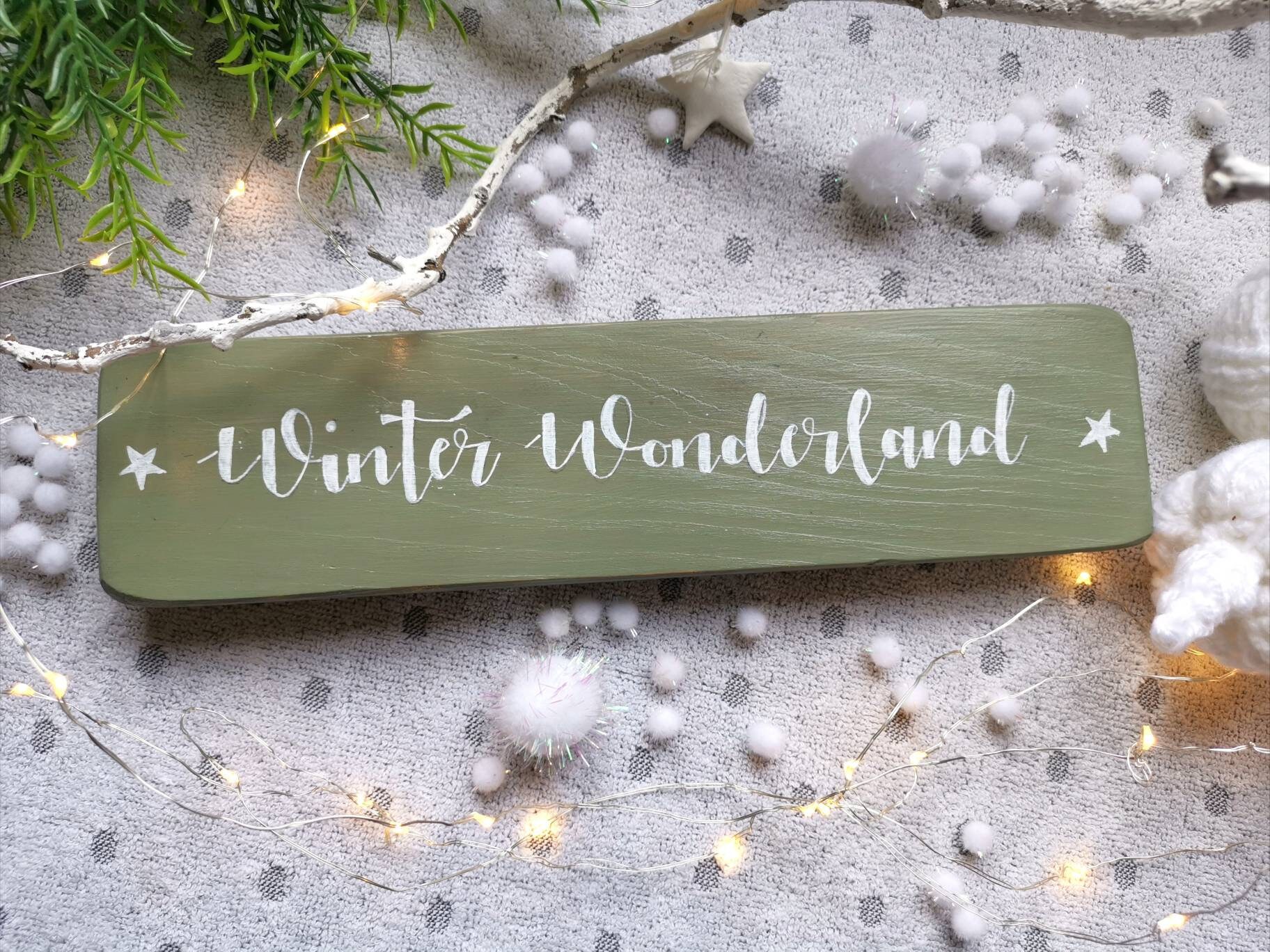 Rustic Wooden Christmas Sign Festive Decor Farmhouse Country - Etsy UK