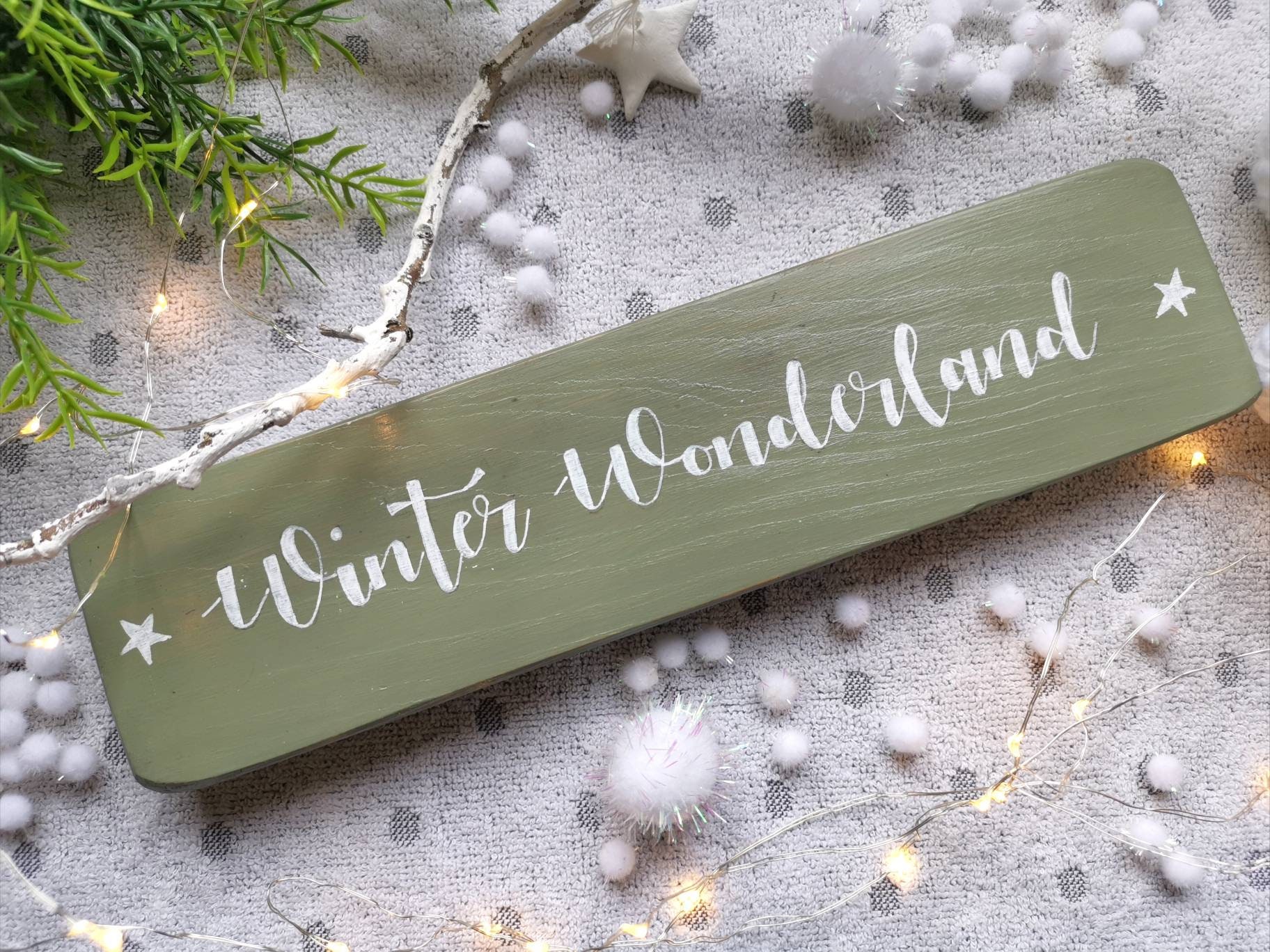 Rustic wooden Christmas sign Festive decor Farmhouse Country | Etsy