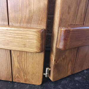 Joined Wooden Shutters, Shutter Panels, Rustic Home Decor, Star Decor, Heart Decor, Handmade ...