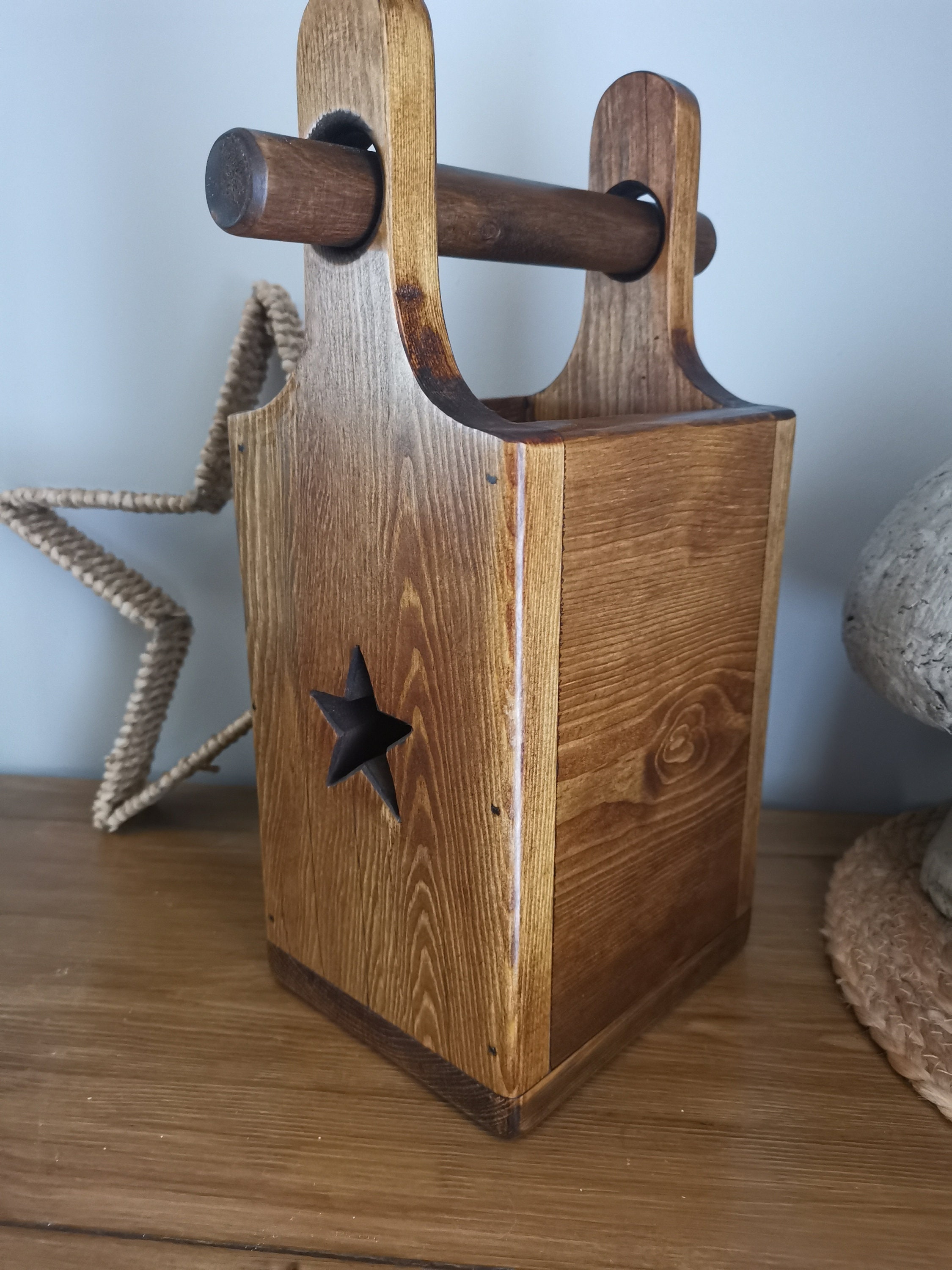 Toilet Roll Holder, Quirky Loo Roll, Wooden Rack, Bathroom Accessories ...