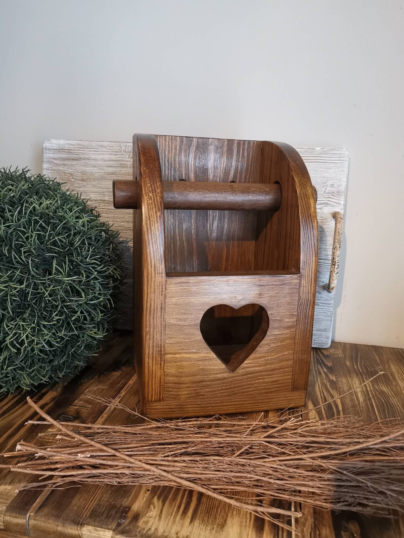 Toilet Roll Holder, Wall Mounted, Quirky Loo Roll, Wooden Rack ...