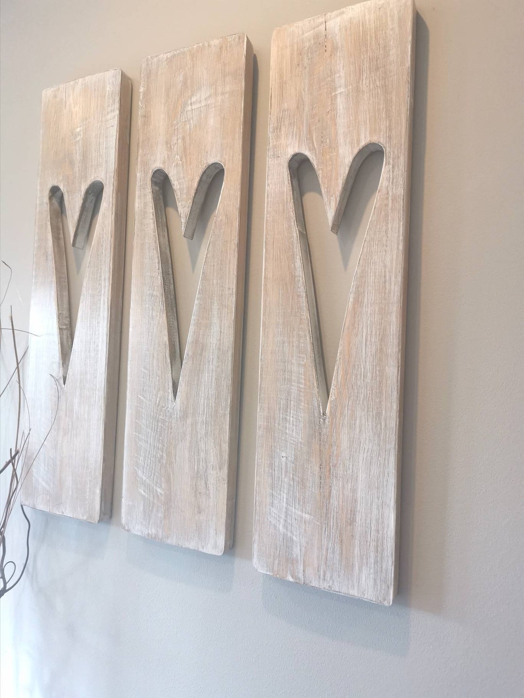 Wall Art Heart, Decorative Wall Panel, Heart Wall Hanging, Wall Art ...