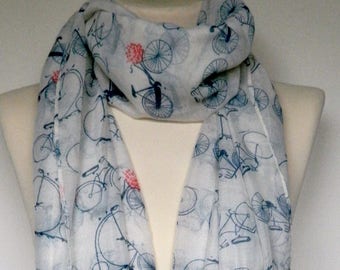 Bicycle scarf | Etsy