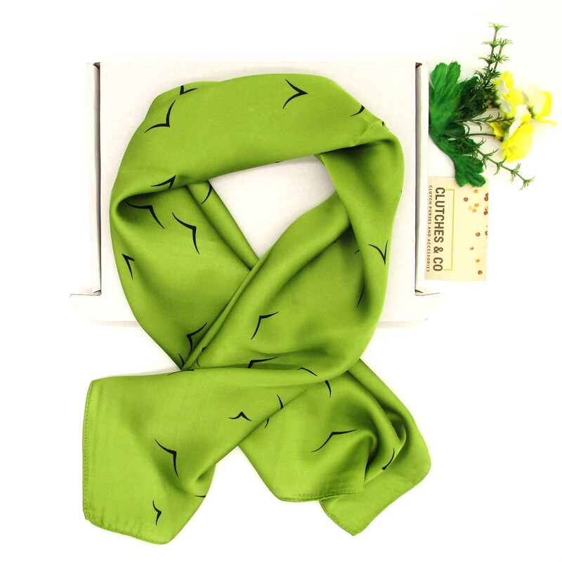 Lime Scarf - Etsy UK