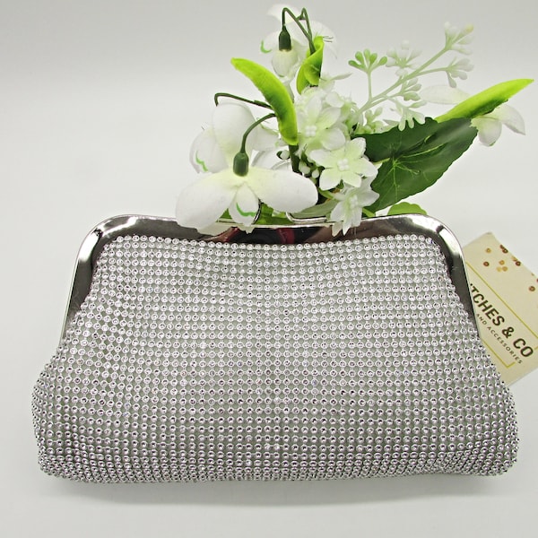Silver Clutch Bag - Etsy