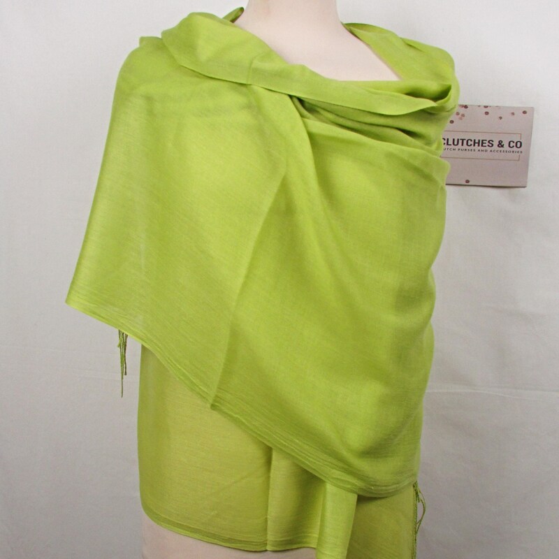 Chartreuse Scarf - Etsy