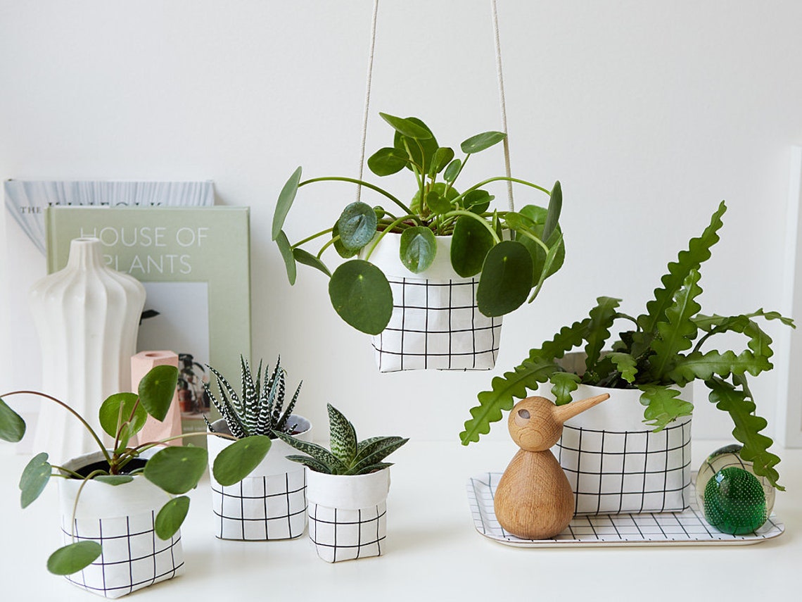 Hanging Planter Grid Medium | Etsy