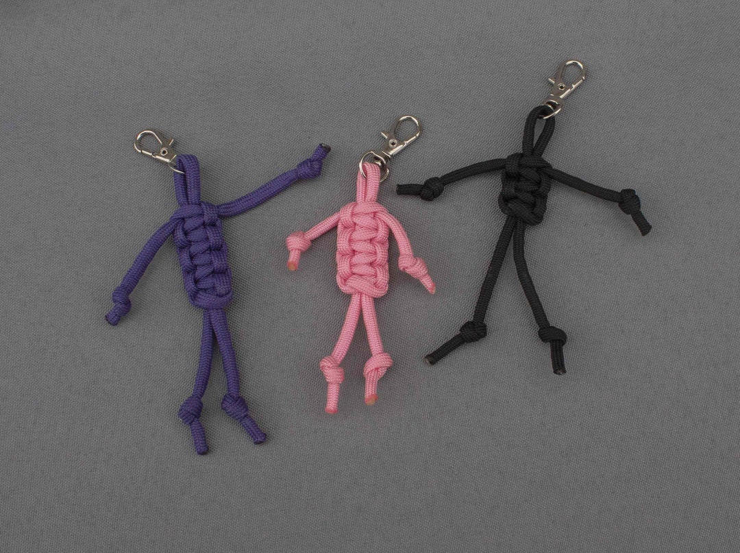 Paracord People Keychains Great For: Backpacks, Car Keys, Purses ...