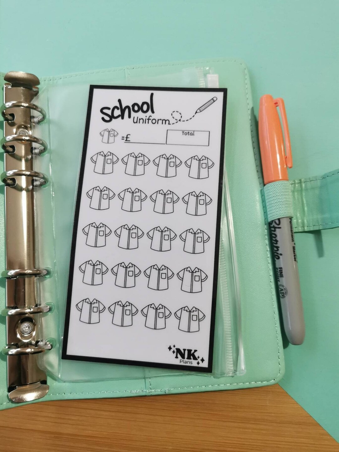 School Uniform Savings Tracker. Savings Tracker, A6 Savings Tracker ...