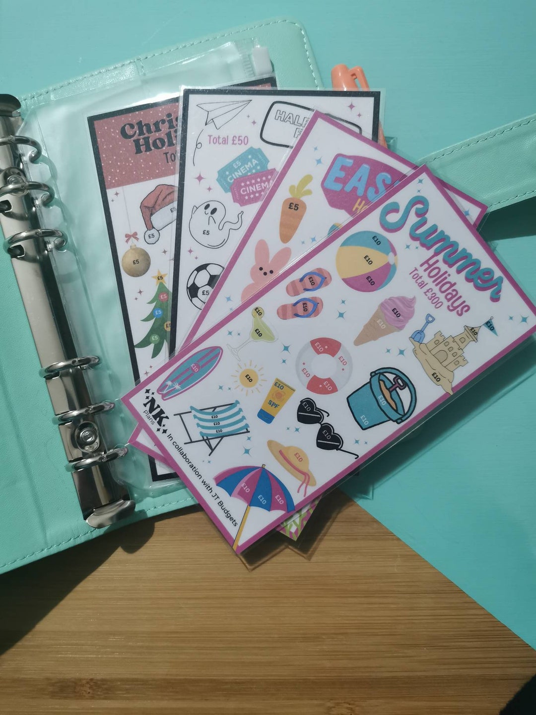 School Holidays Savings Tracker Tracker Bundle. Savings Tracker, A6 ...