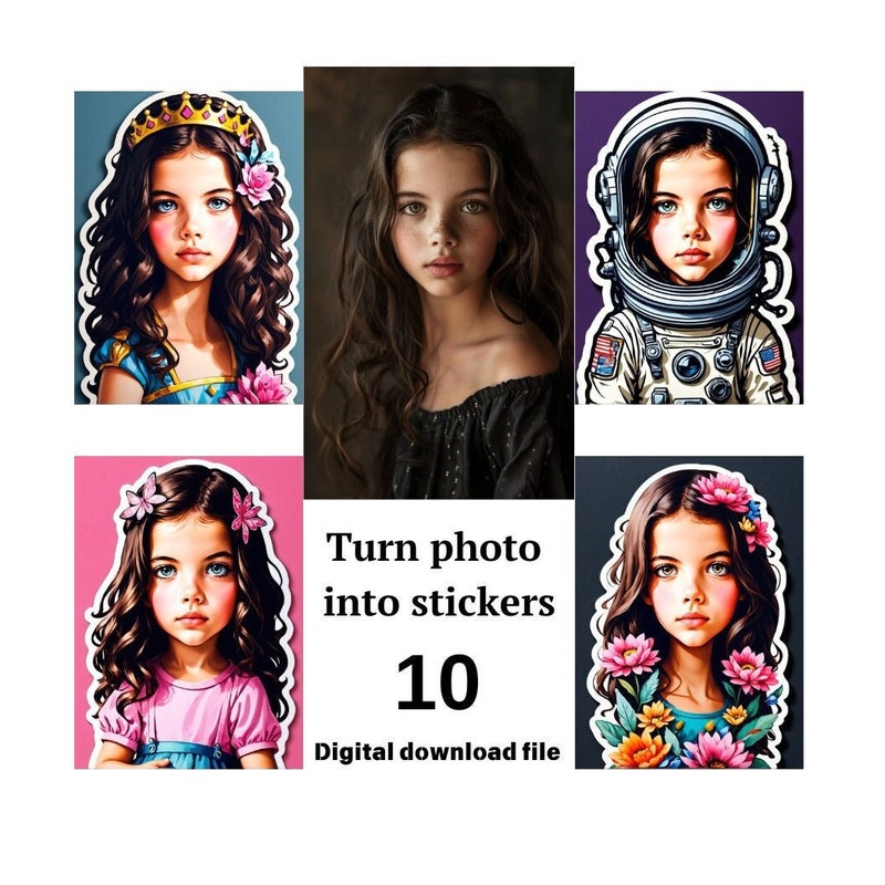 Custom Cartoon Stickers - Etsy