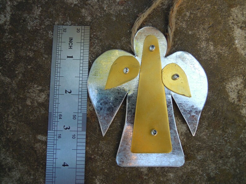 Hanging Metal Angel, Small Metal Angel - Etsy