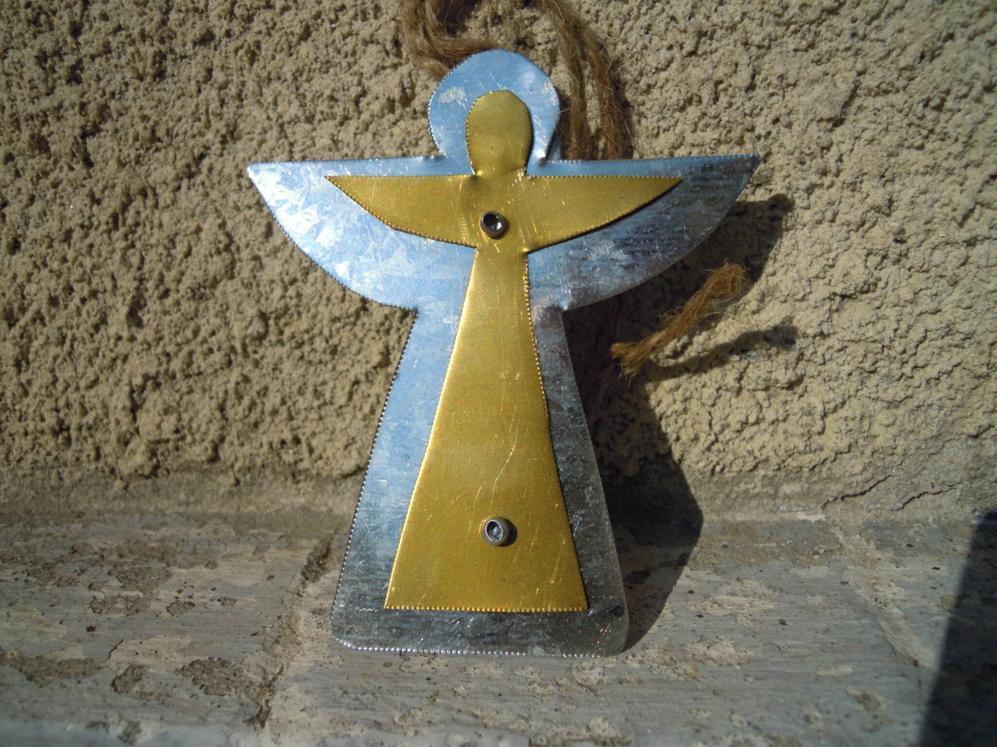 Hanging Metal Angel, Small Metal Angel - Etsy