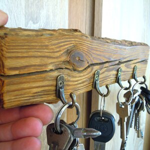 Wall keys holder 4 hooks Wall key rack Wall key stand | Etsy