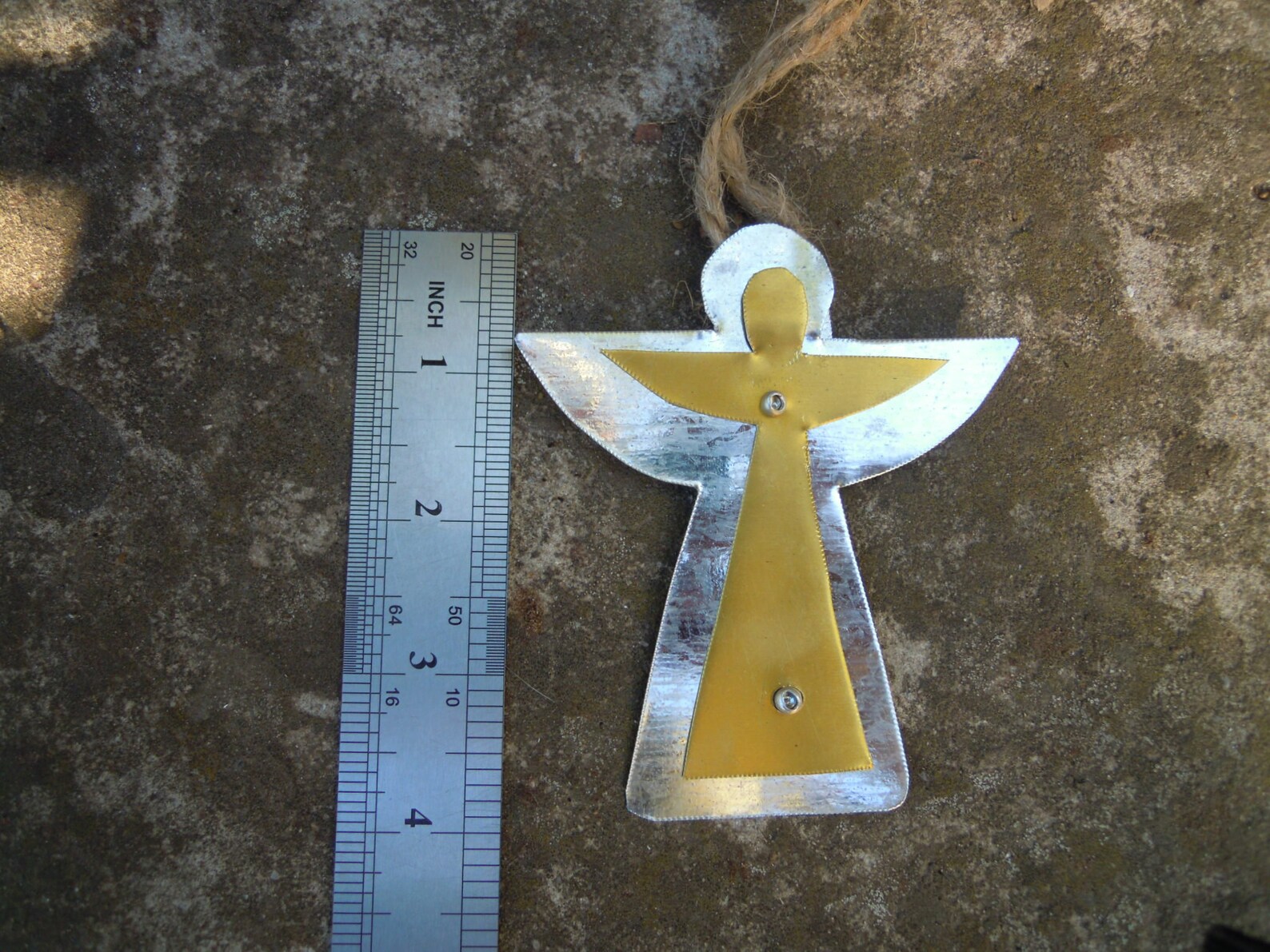 Hanging Metal Angel, Small Metal Angel - Etsy