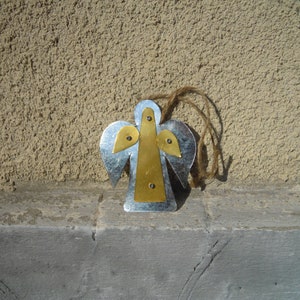 Hanging Metal Angel, Small Metal Angel - Etsy