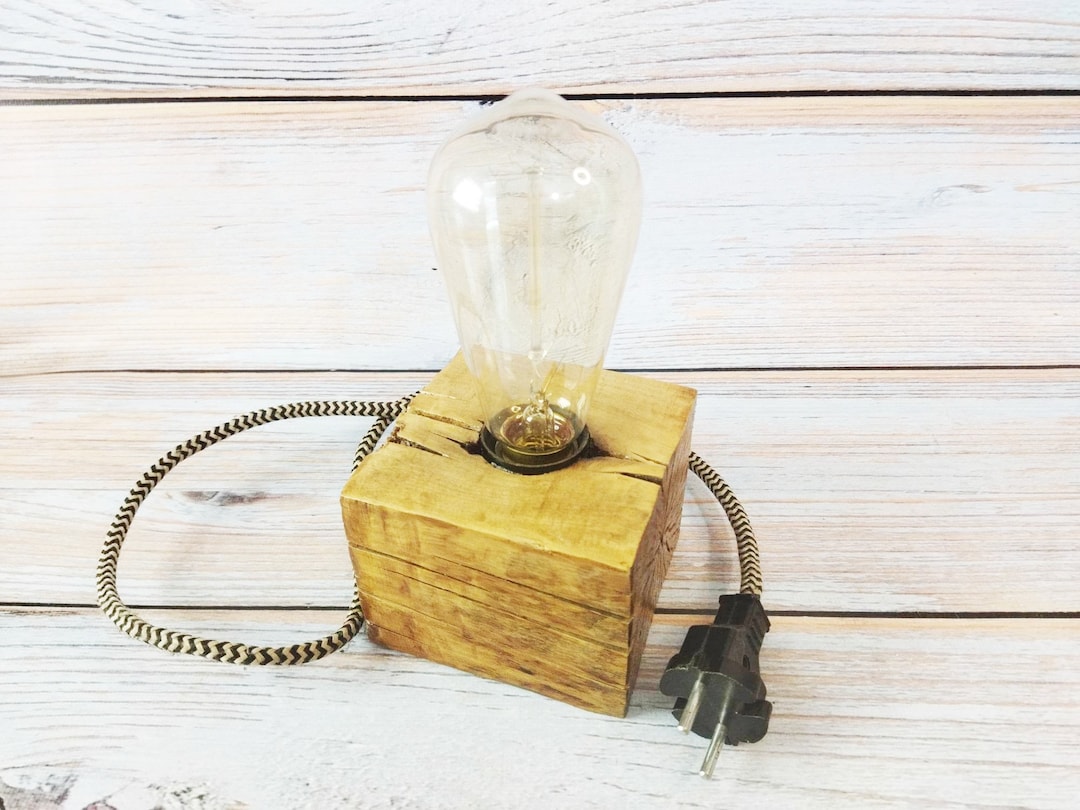 Table Lamp, Wooden Lamp, Table Open Lamp, Table Lamp Wood, Table Lamp ...
