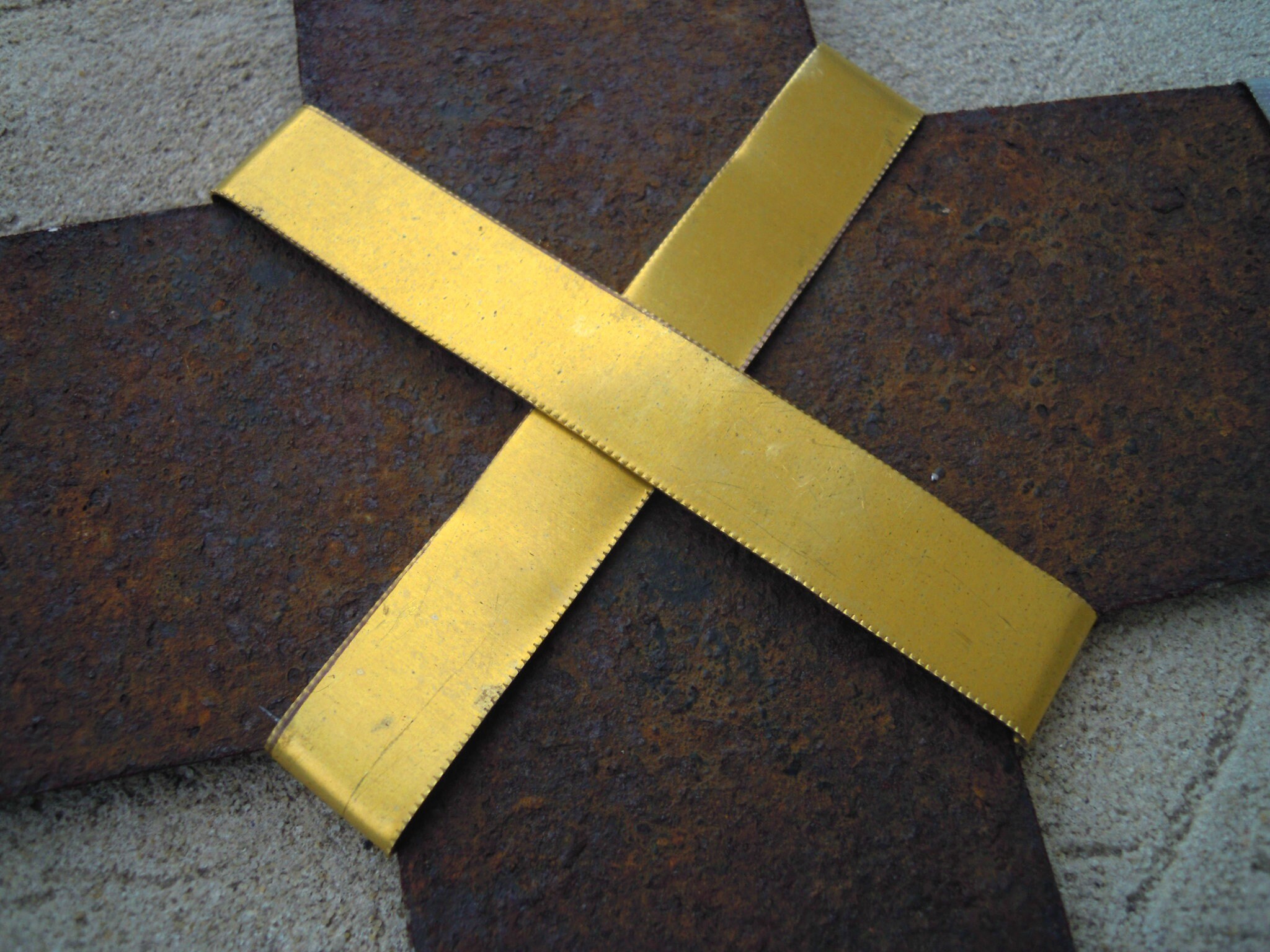 Metal Wall Cross, Rusty Cross - Etsy