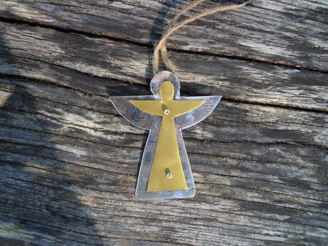 Hanging Metal Angel, Small Metal Angel - Etsy