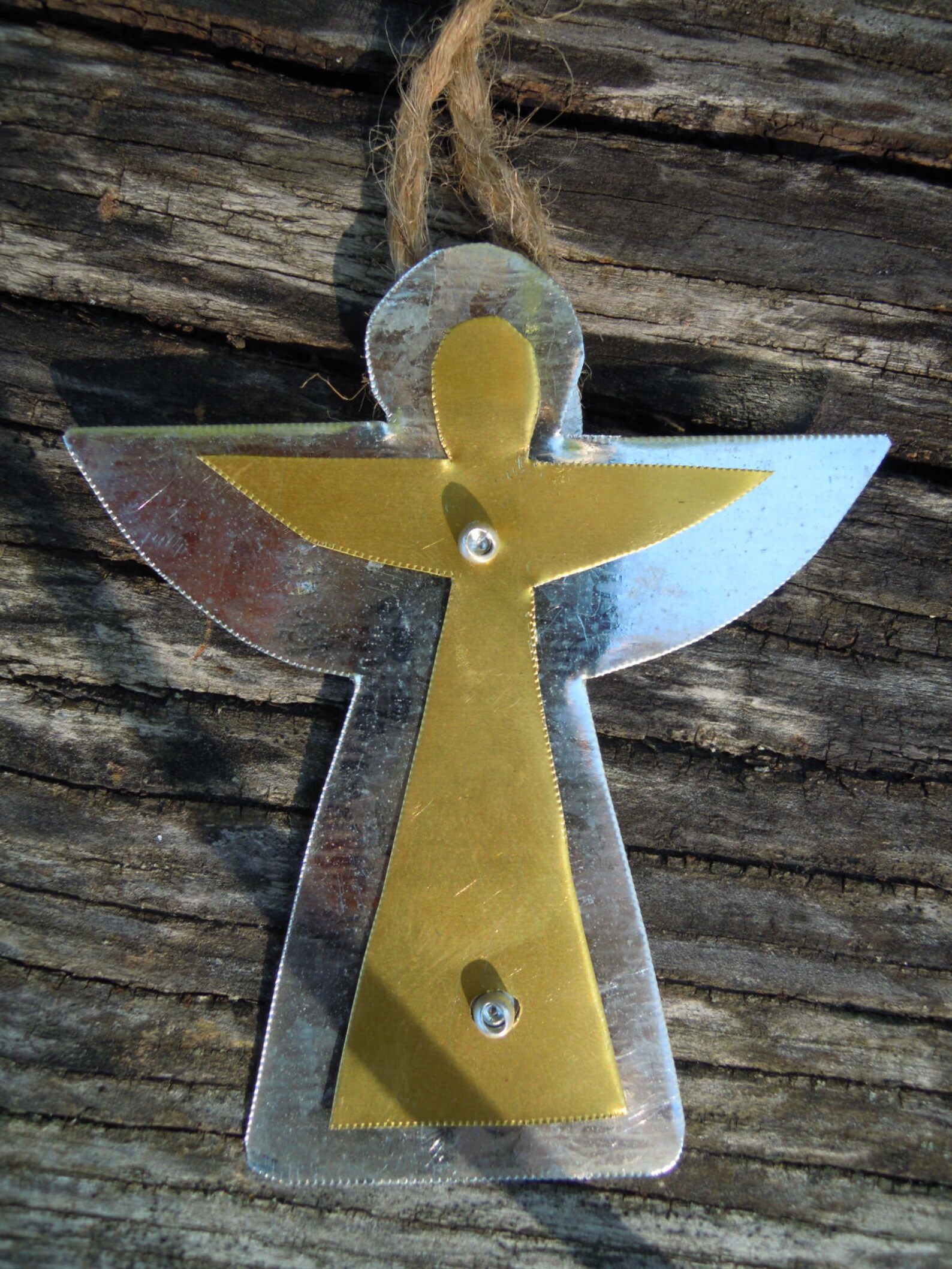 Hanging Metal Angel, Small Metal Angel - Etsy
