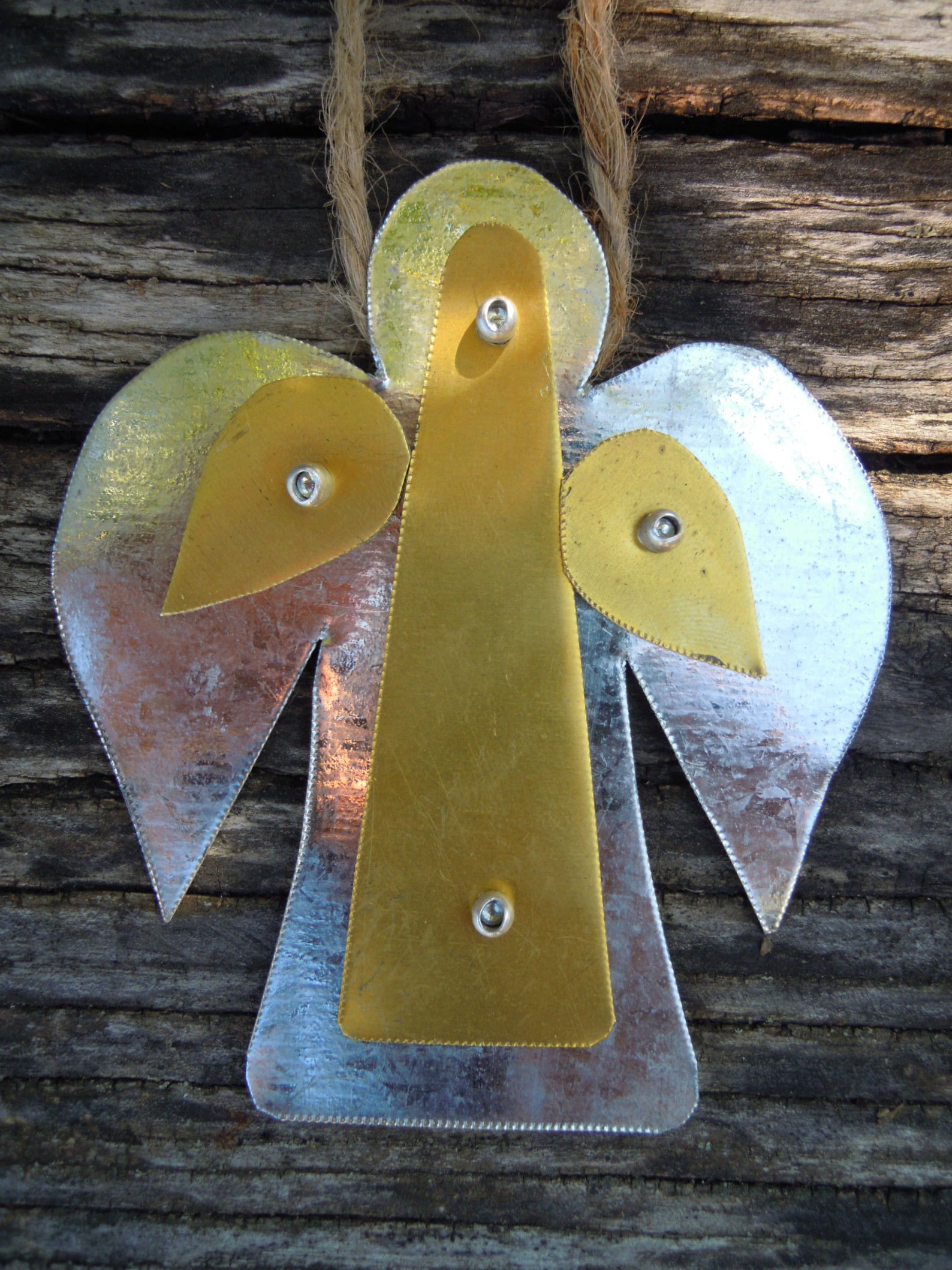 Hanging Metal Angel, Small Metal Angel - Etsy
