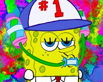 Spongebob Pop Art - Etsy