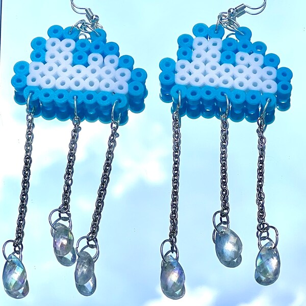 Perler Bead Earrings - Etsy