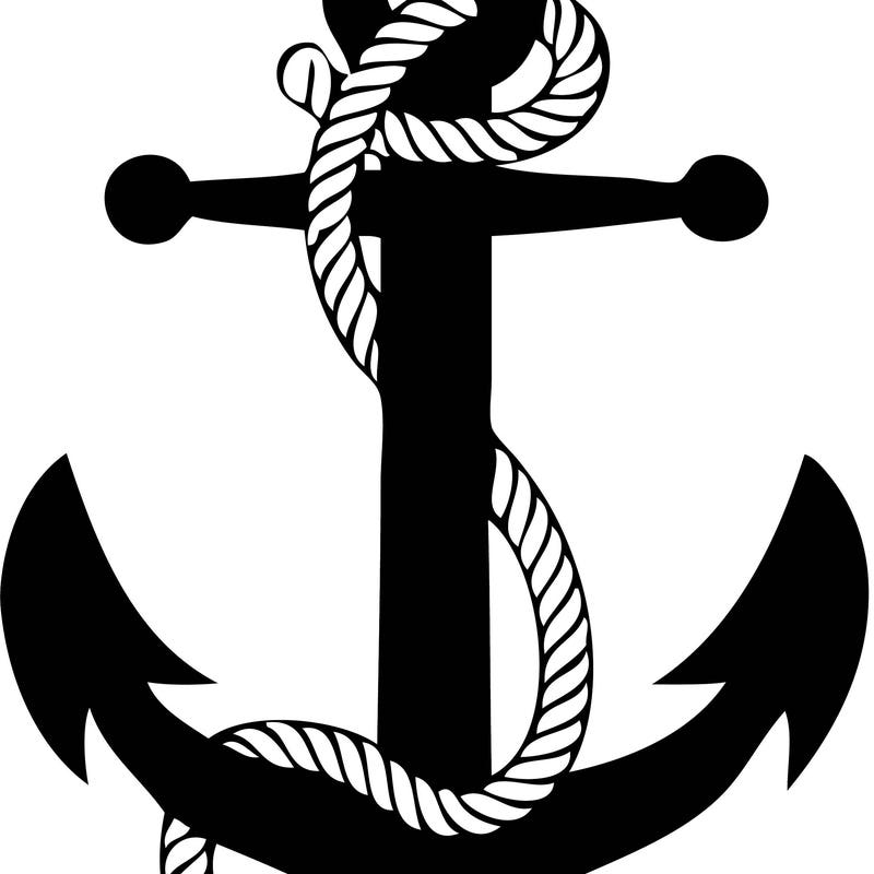 Anchor Sticker - Etsy