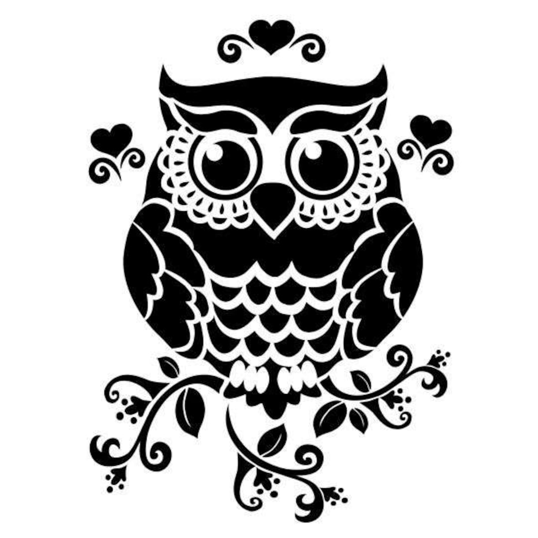 Owl Svg - Etsy UK