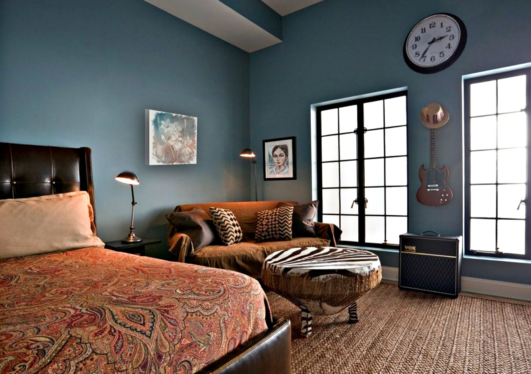 White Shadow of Ghostly Flowers Gently Floral Original Art Delicate ...