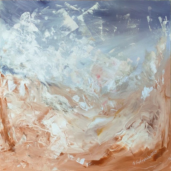 California Original Abstract Painting Large Wall Art - Etsy