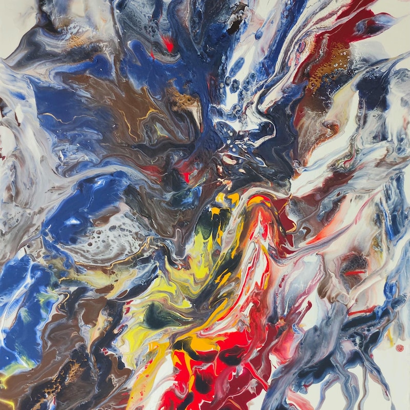 Abstract Fluid Art - Etsy