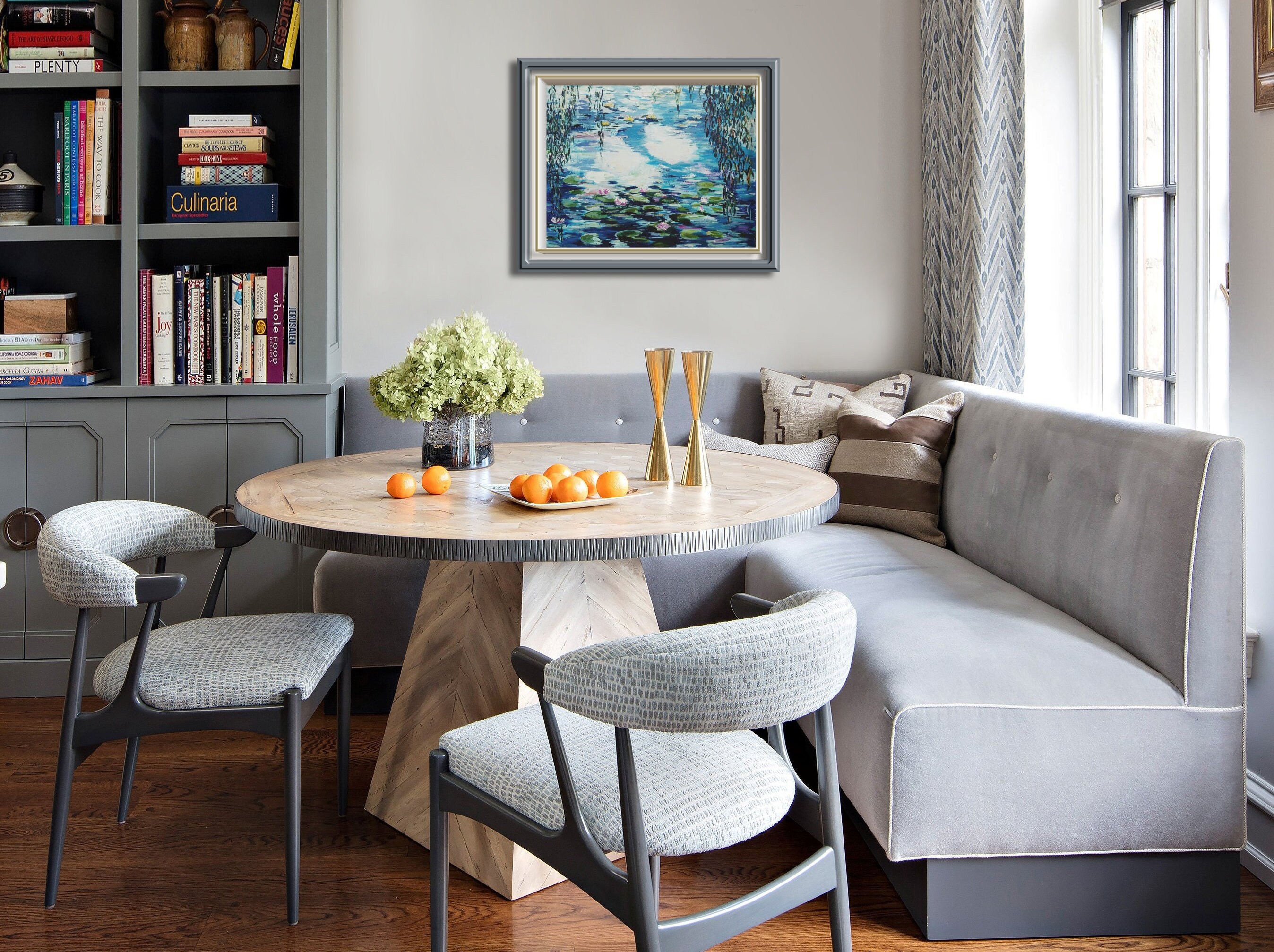 My Monet Waterlily Pond Impressionistic Waterscape Painting Vibrant ...