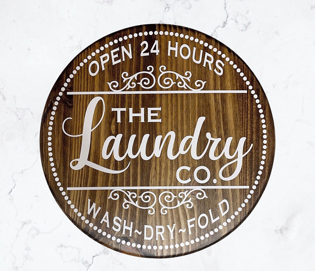 Laundry Co. Wood Sign Laundry Room Sign Laundry Sign - Etsy