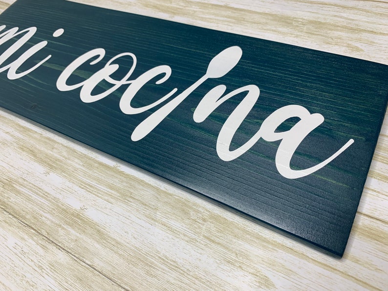 Mi Cocina Sign | Spanish Kitchen Sign | Spanish Home Decor ...