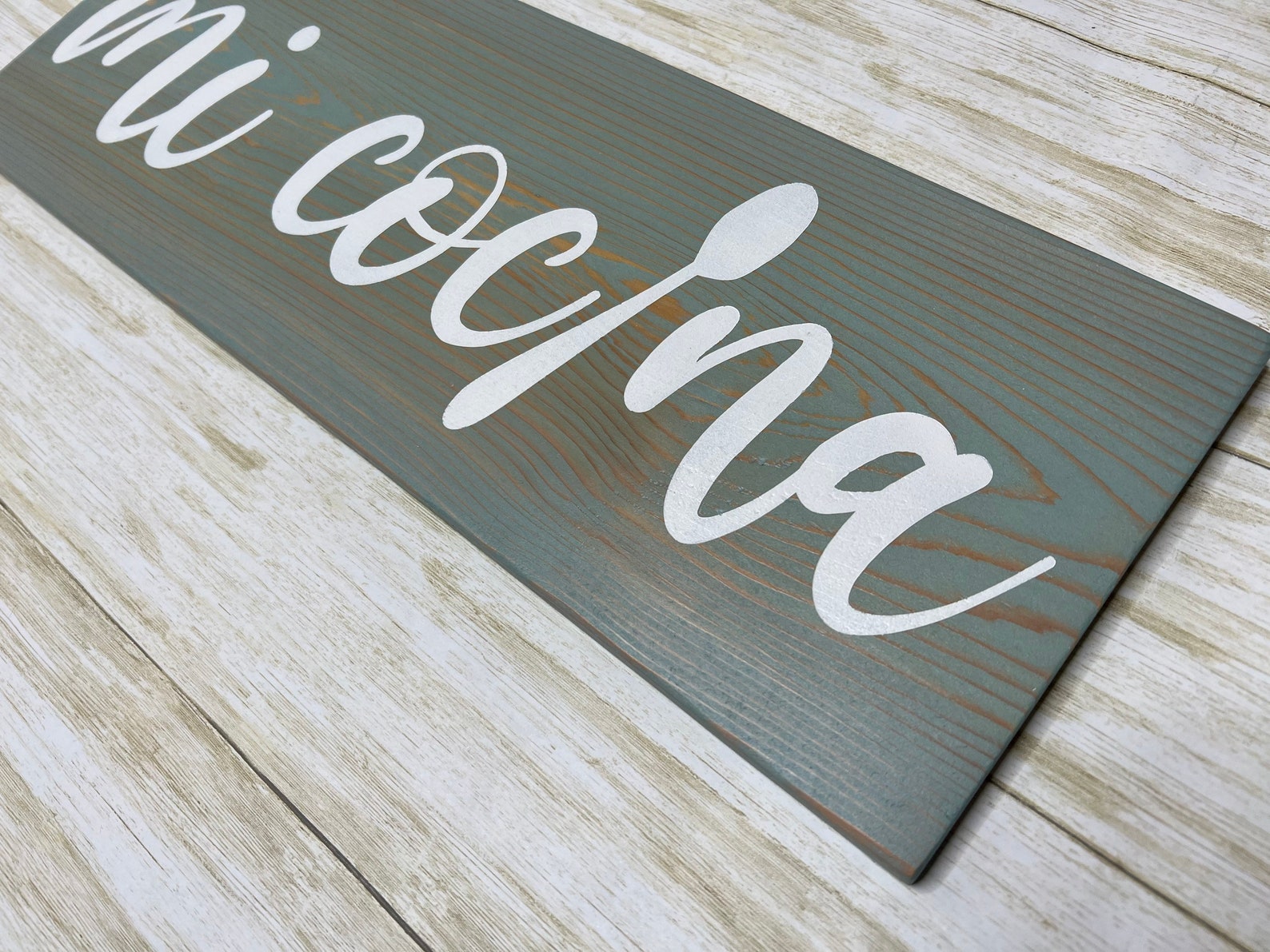Mi Cocina Sign Spanish Kitchen Sign Spanish Home Decor - Etsy