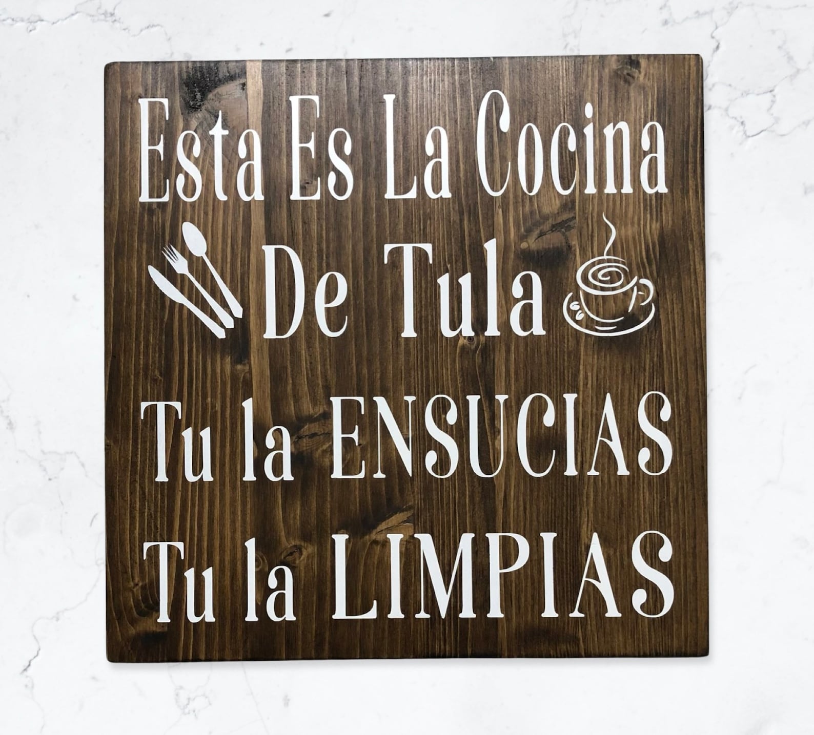 Esta Es La Cocina De Tula/spanish Kitchen Sign/spanish Home Decor ...