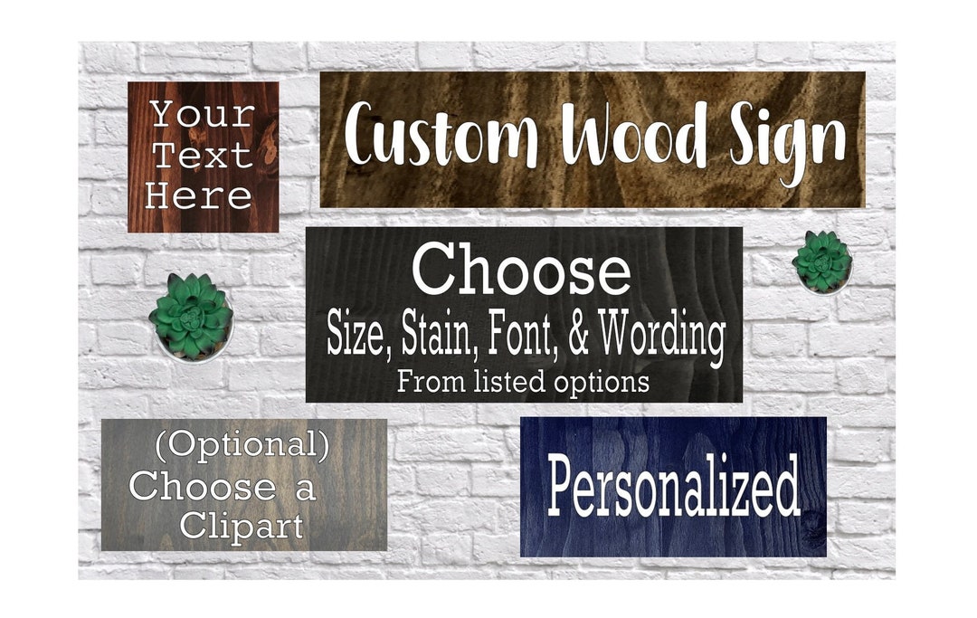 Personalized Gifts, Custom Wood Signs, Custom Text, Wood Sign, Custom ...