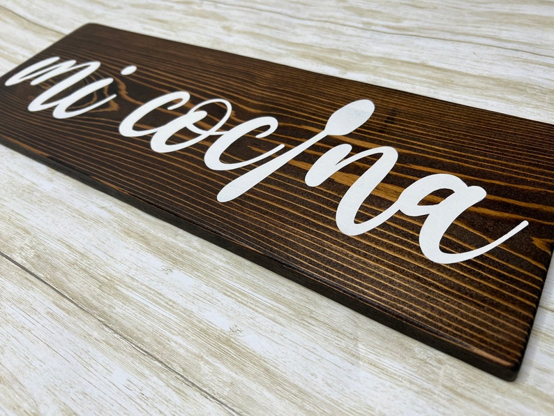 Mi Cocina Sign | Spanish Kitchen Sign | Spanish Home Decor ...