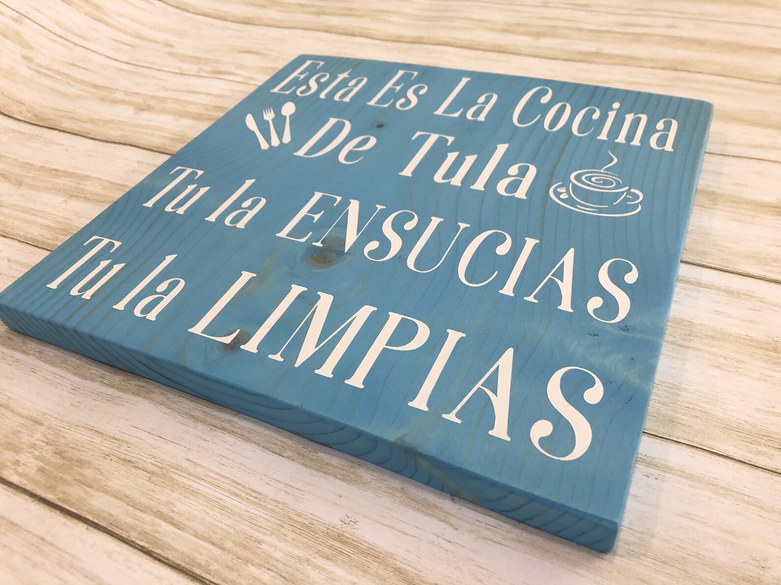 Esta es la cocina de Tula/Spanish kitchen sign/Spanish home | Etsy