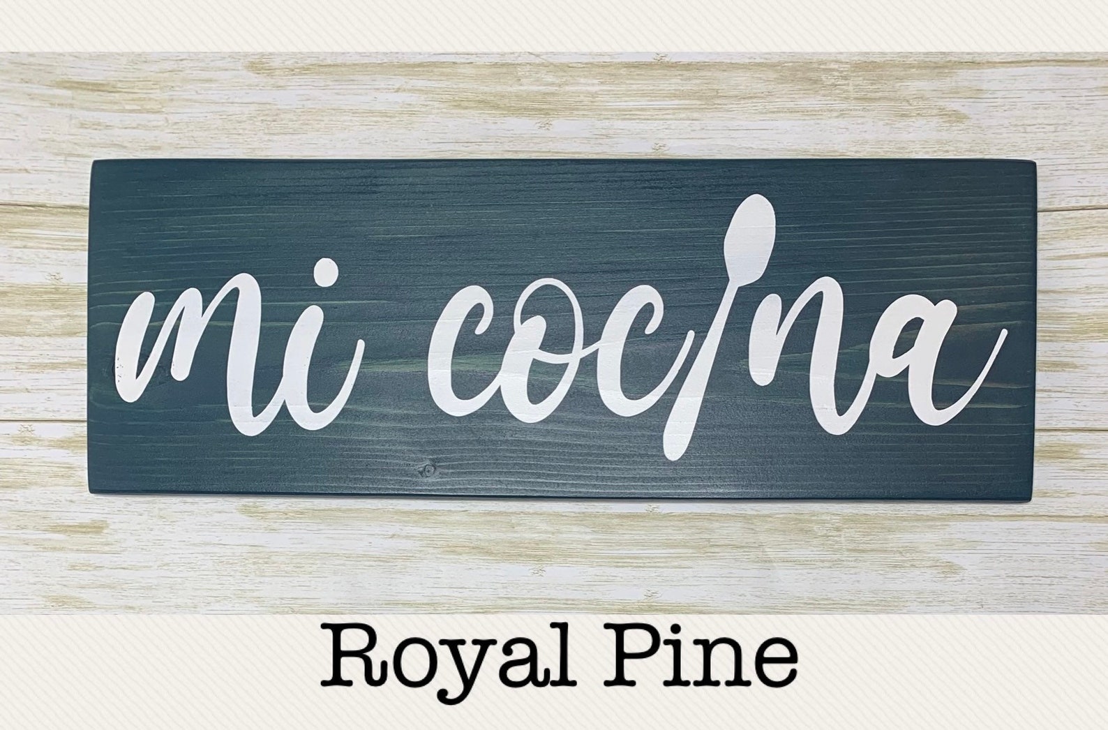 Mi Cocina Sign | Spanish Kitchen Sign | Spanish Home Decor ...
