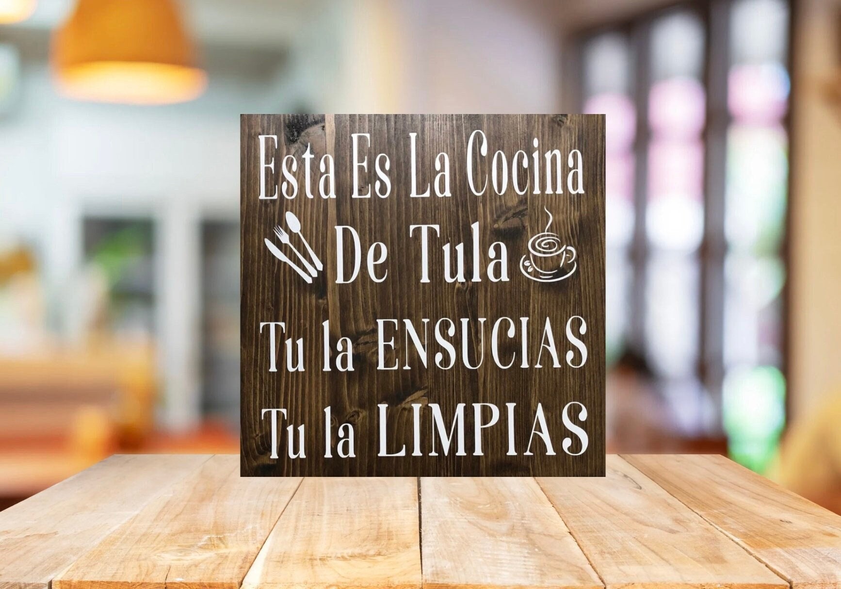 Esta es la cocina de Tula/Spanish kitchen sign/Spanish home - Etsy.de