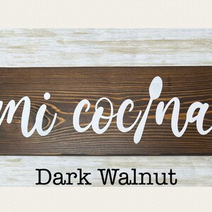 Mi Cocina Sign | Spanish Kitchen Sign | Spanish Home Decor ...
